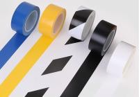 China YIHONG Yellow Black Hazard Warning Tape Wear Resistant Anti Slip PVC Floor Marking Safety Tape for sale