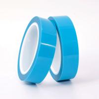 China High Elongation Custom Logo Blue BOPP Tape Eco-Friendly Strong Adhesive 90UM for Brand Goods Packaging & Carton Sealing for sale