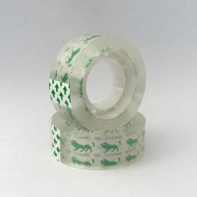 China YIHONG Clear Mini Stationery Tape High Transparency Hand Tearable Office Daily Packing Tape for sale