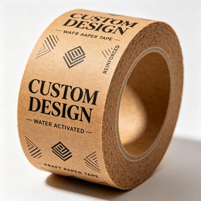 China YIHONG Custom Printed Gum Tape Custom Printed Gummed Tape for Packing Kraft Paper Tape for sale