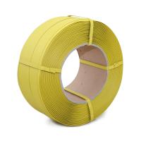 China YIHONG PP Polypropylene Plastic Packing Strap Yellow Economical Manual Packing Factory Direct Wholesale for sale
