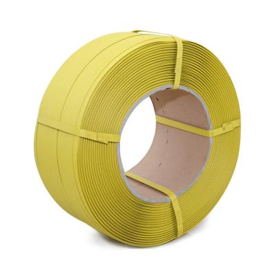 China YIHONG PP Polypropylene Plastic Packing Strap Yellow Economical Manual Packing Factory Direct Wholesale for sale