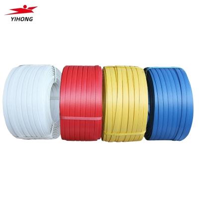 China YIHONG Various Colors Purple Red Black Yellow Band Polyethylene Terephthalate Pet Strapping Band Roll 1/2