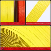 China YIHONG Various Colors Purple Red Black Yellow Band Polyethylene Terephthalate Pet Strapping Band Roll 1/2