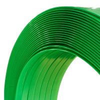 China Plastic Eco-Friendly Durable High Tensile Force 300-800kgs Customizable Thickness PET Band 16mm Green Manual Packing Strapping for sale