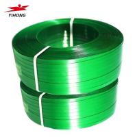 China YIHONG Green PET Polyethylene Terephthalate Strapping Plastic Packing Belt Pet Band for sale