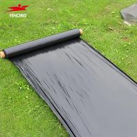 China YIHONG Biodegradable Agricultural Silver Black Mulch Film Black Mulching Film Pe Plastic Film for sale