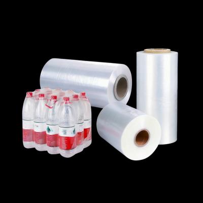 China YIHONG Customized Heat Shrink Film Soft Thermo Shrink Wrap Roll for Water Bottles PE Shrink Packing Plastic for Water Bottles for sale