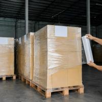 China Intaglio Printing Pallet stretch wrap tensile strength 150 to 200 Mpa ideal for heavy load pallet wrapping and enhanced load stability for sale
