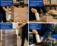 China Mini Handle Stretch Film for Boxes, Furniture & E-commerce Packaging for sale
