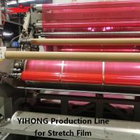 China Custom Red LLDPE Machine Stretch Film for Pallet Wrapping Warehouse and Logistics Packaging for sale