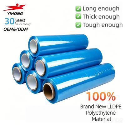China YIHONG  Blue Stretch Film LLDPE for Distinguish Between Raw Materials Semi-finished Products for sale