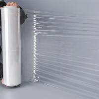 China Transparent Stretch Packaging Film Custom Moisture-Proof Soft Roll LLDPE PE Material Industrial Pallet Wrapping Plastic Film for sale