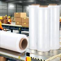 China YIHONG LLDPE Plastic Stretch Film Logistic Packaging Stretch Wrap Pallet Packing Stretch Film for sale