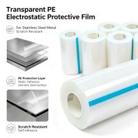 China YIHONG Manufacturing PE Electrostatic Surface Protection Film Low-Tack Protective Film for Metal Sheets Glass & Car Headlights for sale
