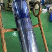 China YIHONG China Pvc Film Roll Suppliers 2/3mm Soft Pvc Plastic Film Pvc Bule Film for High-gloss Surface for sale