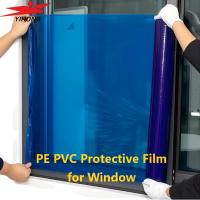 China PE PVC Soft Transparent Machine Grade Protection Film for Window Door YIHONG No Glue Residue Protective Film for sale
