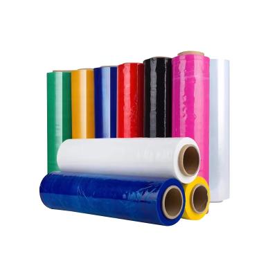 China YIHONG Colorful LLDPE Stretch Film Eco Friendly Pallet Wrap for Outdoor Storage for sale