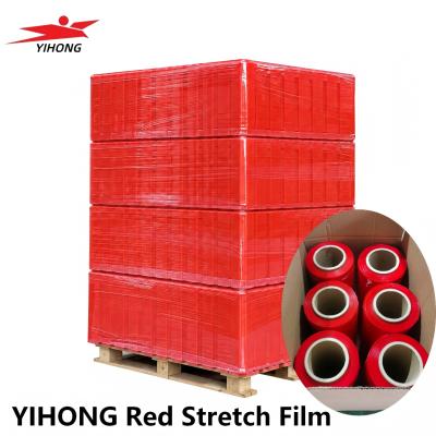 China Custom Color LLDPE Stretch Film Hand Use 20mic 500mm Pallet Wrap Tear Resistant for Supermarket Logistics for sale