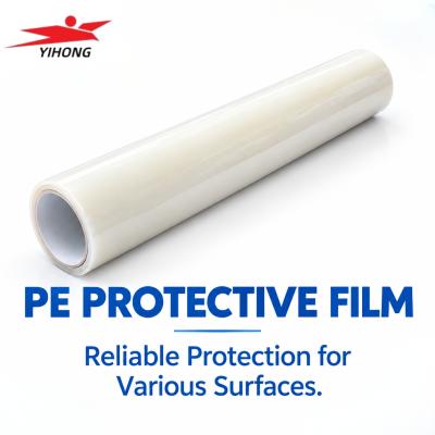China Transparent PE Window Protection Film with Electrostatic Adhesion PE Electrostatic Film for Glass Window for sale
