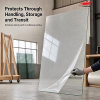 China Transparent PE Window Protection Film with Electrostatic Adhesion PE Electrostatic Film for Glass Window for sale