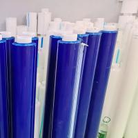 China Non Adhesive Static PE Protective Film 0.05mm Dust Proof Anti Scratch for Aluminum Metal Sheet for sale