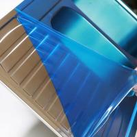 China Non Adhesive Static PE Protective Film 0.05mm Dust Proof Anti Scratch for Aluminum Metal Sheet for sale
