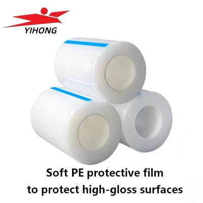 China YIHONG Clear PE Protective Film Waterproof Anti Fouling Dustproof Scratch Resistant for Stainless Steel Sheets for sale