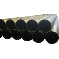 China Half Corrugated Pre Galvanized Spiral Steel Pipe for Construction Processed by Welding for sale