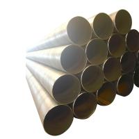 China Half Corrugated Pre Galvanized Spiral Steel Pipe for Construction Processed by Welding for sale