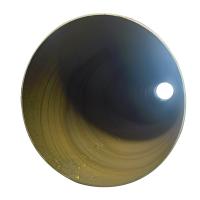 China Half Corrugated Pre Galvanized Spiral Steel Pipe for Construction Processed by Welding for sale