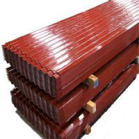 China Color-Coated Galvanized Corrugated Steel Roof Sheet for and 0.12-0.8 mm Thickness for sale