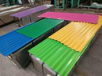 China 30-275g/m2 Zinc Coating Upvc Color Coated Aluminium Ibr Corrugated Roofing Sheet for House for sale