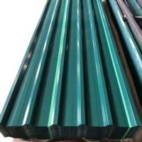 China Metal Colored Galvanized Tin Asbestos 25-28 Gauge Corrugated Euro Tiles Roofing Sheet for sale