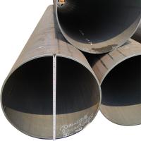 China BS Standard Half Corrugated Pre Galvanized Round Steel Pipe for Construction Industry for sale