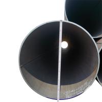 China BS Standard Half Corrugated Pre Galvanized Round Steel Pipe for Construction Industry for sale