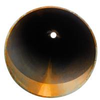 China Half Corrugated Pre Galvanized Round Carbon Pipe for Construction Industry for sale