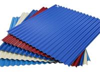 China Double R 07mm Aluminum And Zinc Ppgi Blue Line Corrugated Tile It4 Profile Roofing Sheet for sale