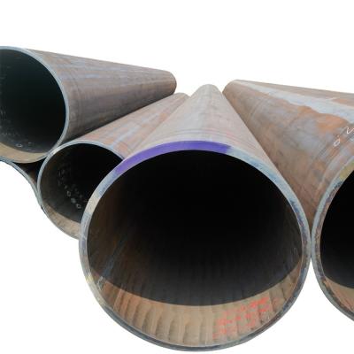 China 125mm Diameter Hot Dipped Half Corrugated Pre Galvanized Round Steel Pipe Construction for sale