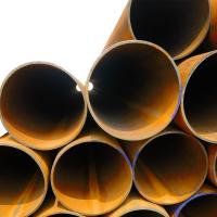 China 125mm Diameter Hot Dipped Half Corrugated Pre Galvanized Round Steel Pipe Construction for sale
