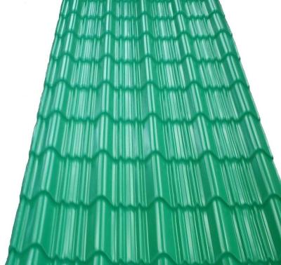 China 30-275g/m2 Zinc Coating Wear Resistant Steel Corrugated Plate Metal PPGI Roofing Sheet for sale