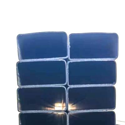 China Black Iron Ms Rectangular Steel Channels U-Bar Galvanized Square Tube for Structural for sale