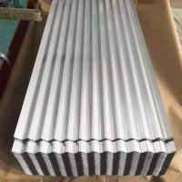 China DX51D Grade 28b Gauge Aluzinc Waterproof Corrugated Solar Fiber Cement Roofing Sheet 20 Black Foot for sale