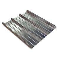 China DX51D Grade Aluzinc Waterproof Corrugated Solar Fiber Cement Roofing Sheet 20 Black Foot for sale