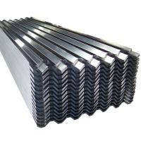 China DX51D Grade Aluzinc Waterproof Corrugated Solar Fiber Cement Roofing Sheet 20 Black Foot for sale