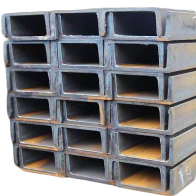 China Finely Processed U-Shape Steel Channels U-Bar for Industry Tolerance ±1% Colour Black for sale