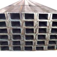 China Finely Processed U-Shape Steel Channels U-Bar for Industry Tolerance ±1% Colour Black for sale