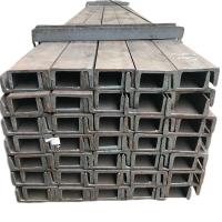 China Finely Processed U-Shape Steel Channels U-Bar for Industry Tolerance ±1% Colour Black for sale