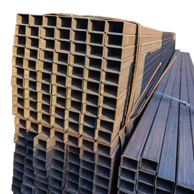 China EN10025 S235JR Mild Steel Square Tube Galvanized Coated U-Bar Rectangular Cold Rolled for sale