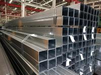 China 0.6-25mm Thickness GI Round Pipe for Balcony Railing ASTM Industrial Steel Square Tube for sale